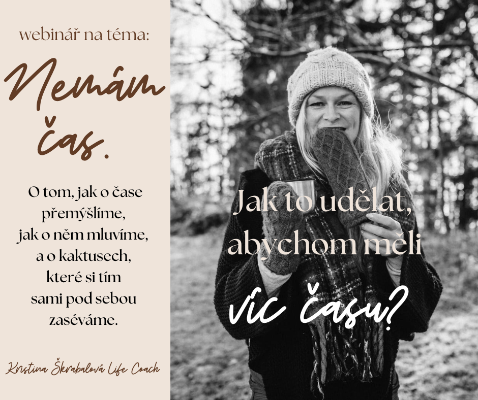 webinar Nemam cas - Kristina Skrabalova Life Coach